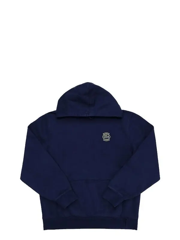 Supreme Lacoste Hooded Sweatshirt - Navy Blue