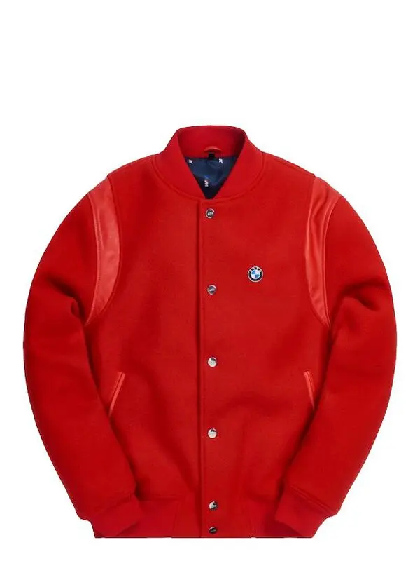 Kith X Bmw Wool Bomber - Red