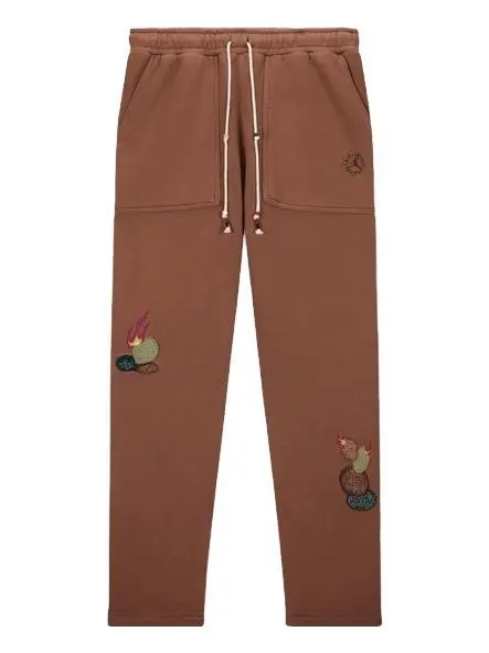 TRAVIS SCOTT X Jordan Fleece Pants - Archaeo Brown