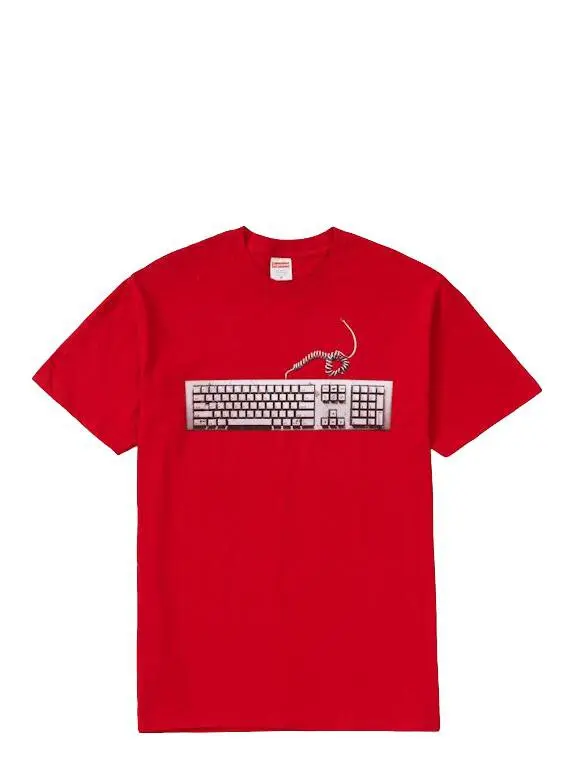 Supreme Keyboard Tee Shirt - Red