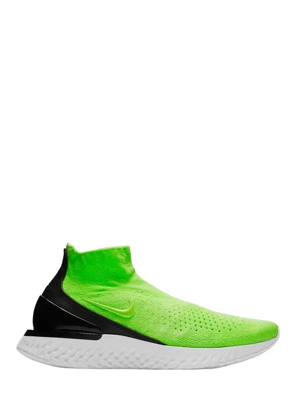 Nike Rise React Flyknit - Lime Blast/black