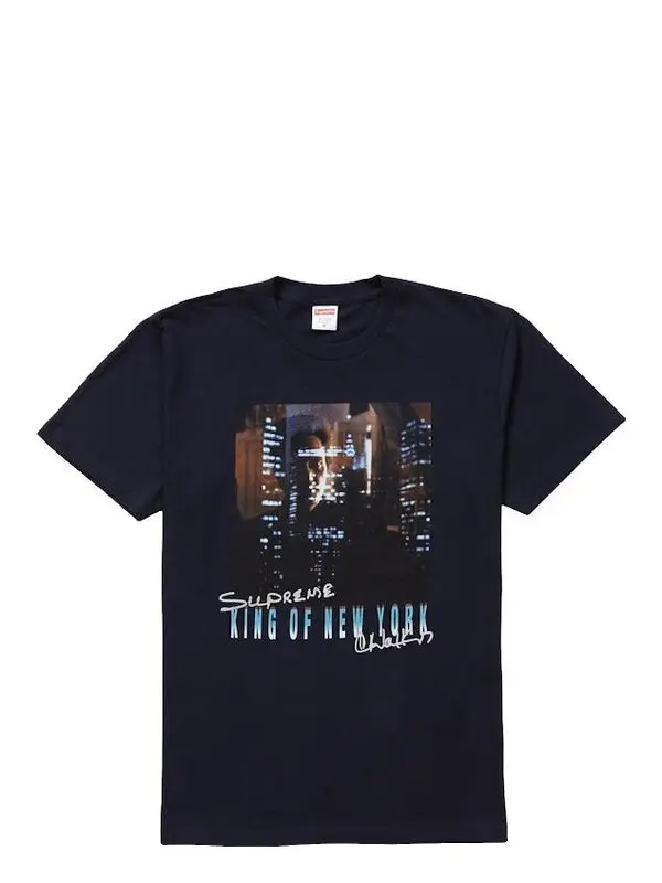Supreme King Of New York Tee Shirt - Navy Blue