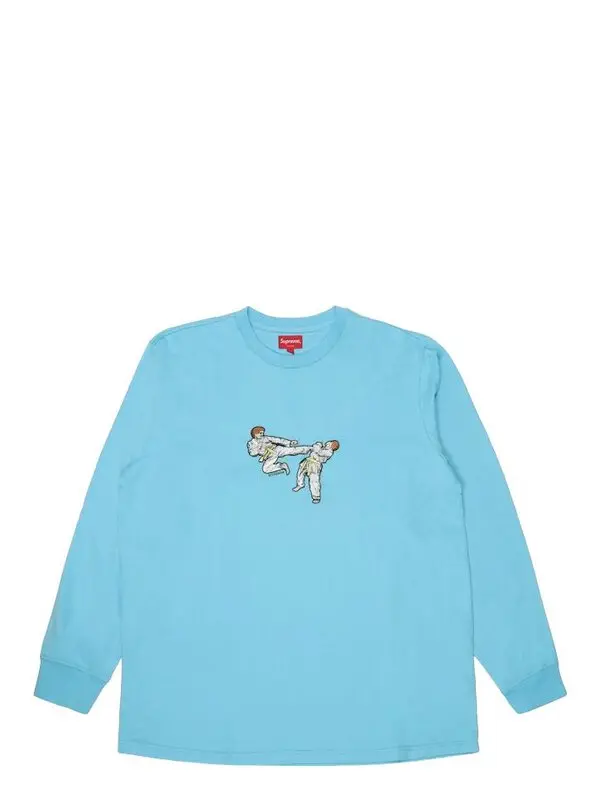 Supreme Karate Tee Shirt - Light Blue