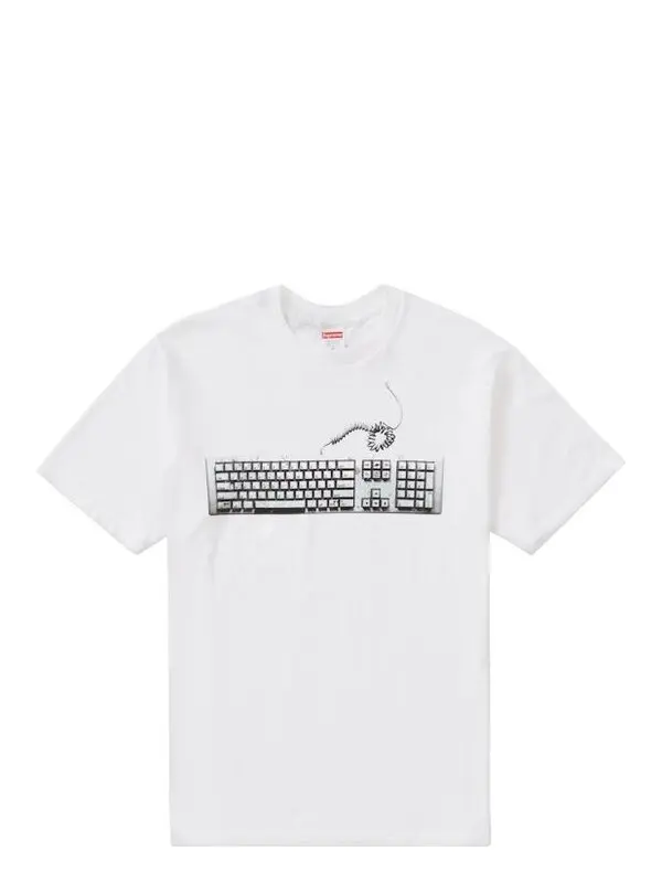 Supreme Keyboard Tee Shirt - White