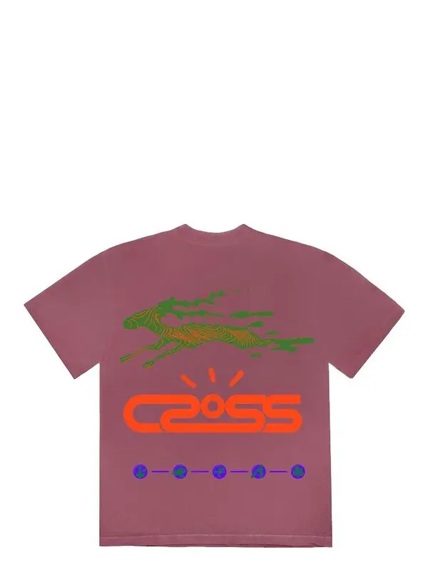 TRAVIS SCOTT Cactus Jack Cross Tech Tee Shirt Ii - Washed Purple