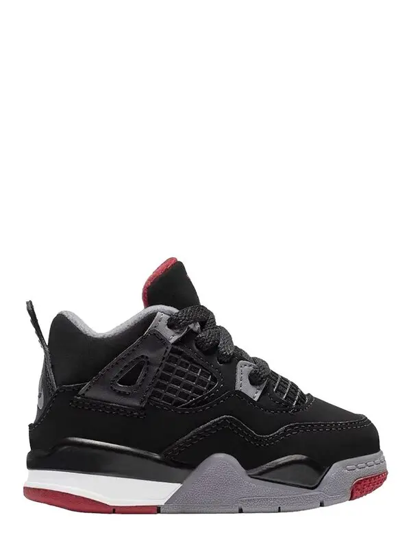JORDAN 4 Retro Bred 2019 Td - Black/fire Red/cement Grey