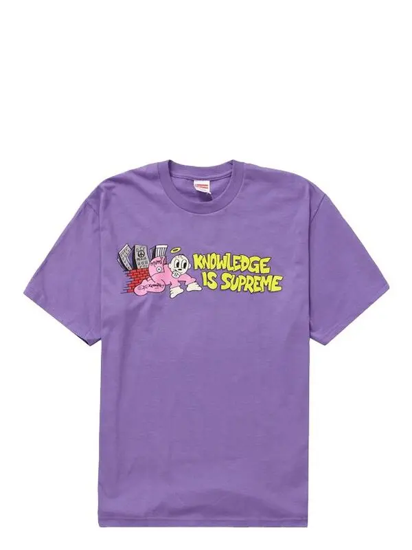 Supreme Knowledge Tee Shirt - Purple