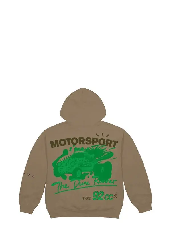 TRAVIS SCOTT Cactus Jack Motor Sport Hoodie - Dark Sand