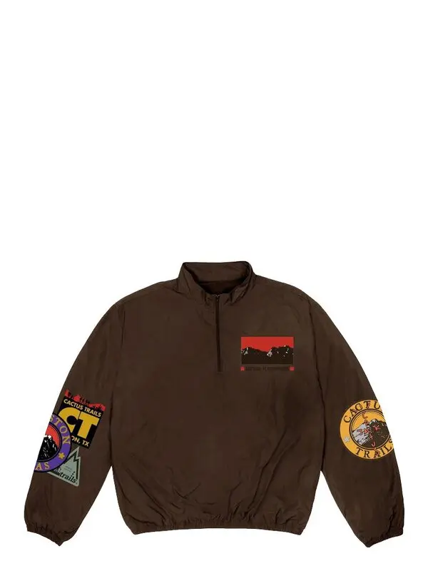 TRAVIS SCOTT Cactus Trails Halfzip Windbreaker - Brown