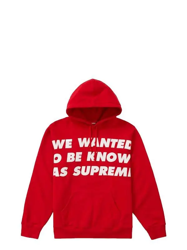 Supreme Hooded Sweatshirt - Red