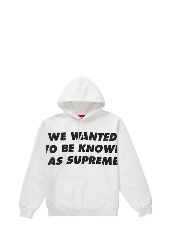 Supreme Hooded Sweatshirt - White