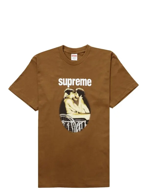 Supreme Kiss Tee Shirt - Light Brown