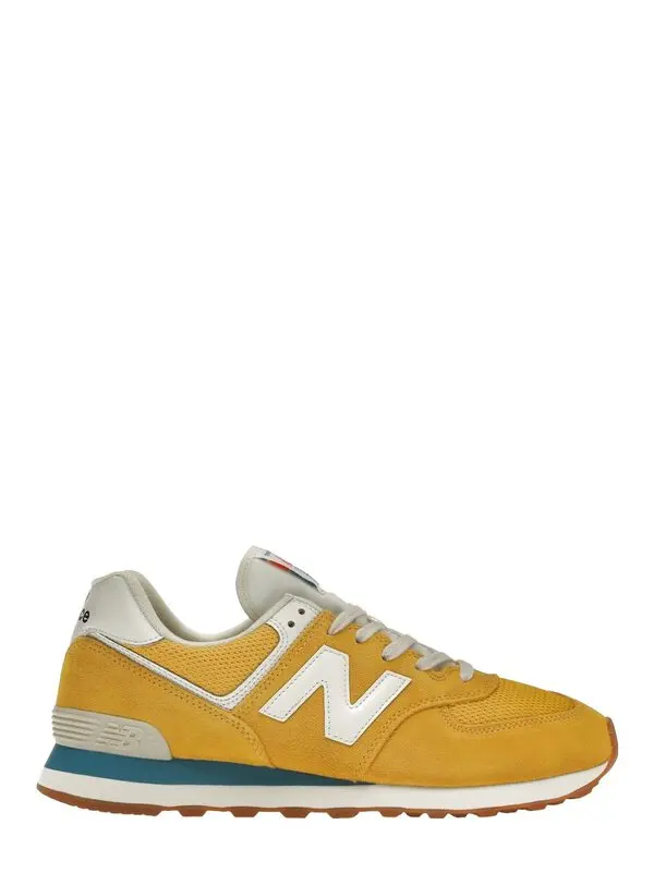 NEW BALANCE 574 - Varsity Gold/deep Sky Blue/white