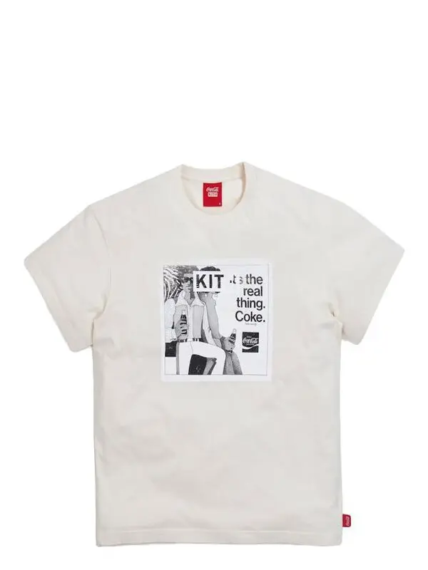 Kith X Cocacola 60s Vintage Tee Shirt - Ivory