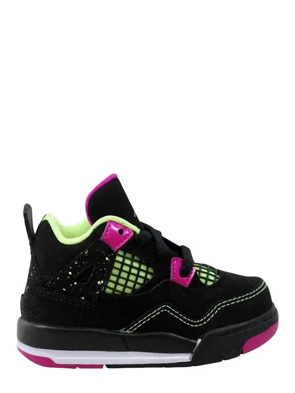 JORDAN 4 Retro Fuchsia Limein Sneakers - Black/fuchsia Flash Lqd Lime White