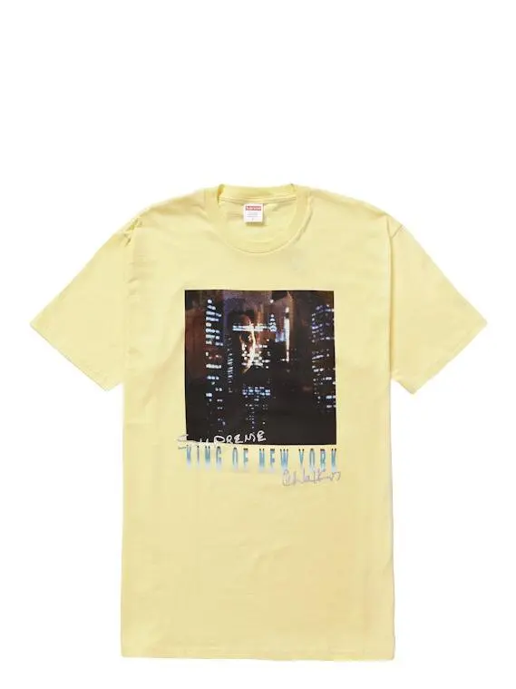 Supreme King Of New York Tee Shirt - Pale Yellow