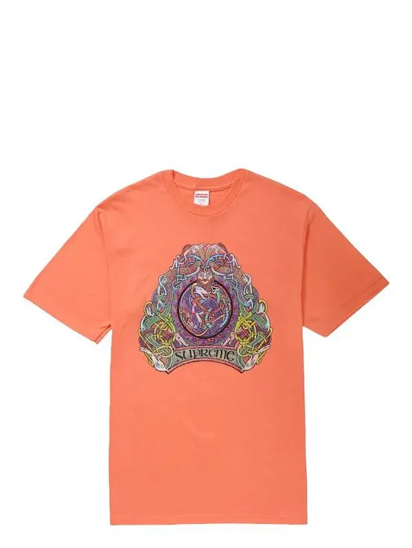 Supreme Knot Tee Shirt - Neon Orange