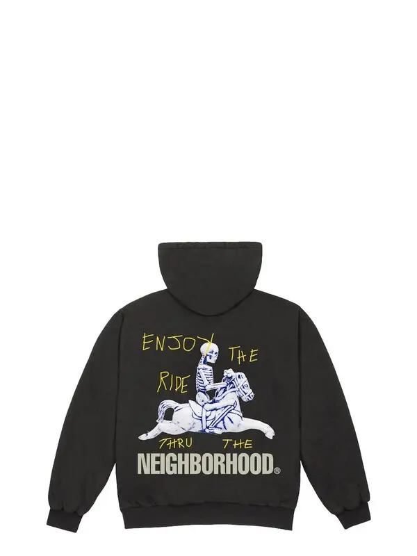 TRAVIS SCOTT Cactus Jack X Neighborhood Carousel Hoodie - Black