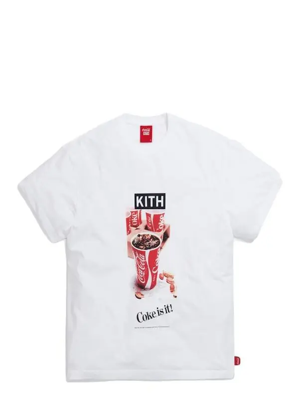 Kith X Cocacola Ad Vintage Tee Shirt - White