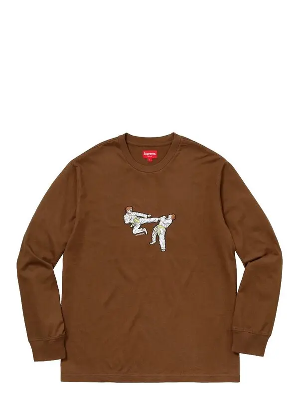 Supreme Karate Tee Shirt - Brown