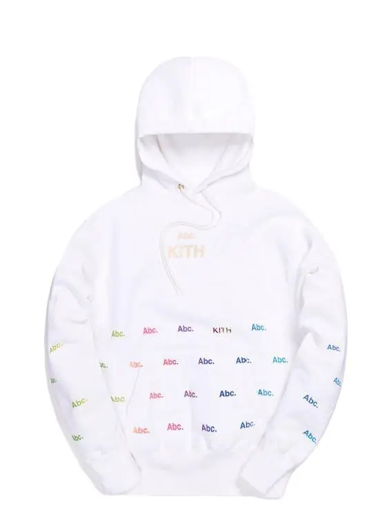 Kith X Advisory Board Crystals Holograph Hoodie - White