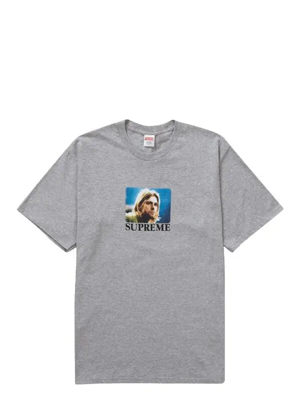 Supreme Kurt Cobain Tee Shirt - Heather Grey