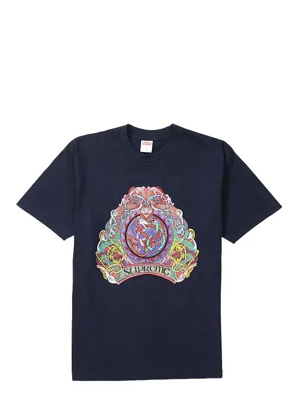 Supreme Knot Tee Shirt - Navy Blue