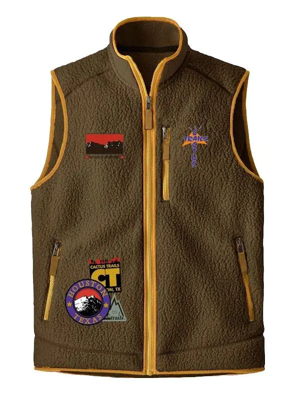 TRAVIS SCOTT Cactus Trails Fullzip Sherpa Vest - Brown