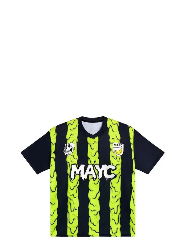 MAYC Soccer Jersey - Black/lime Green