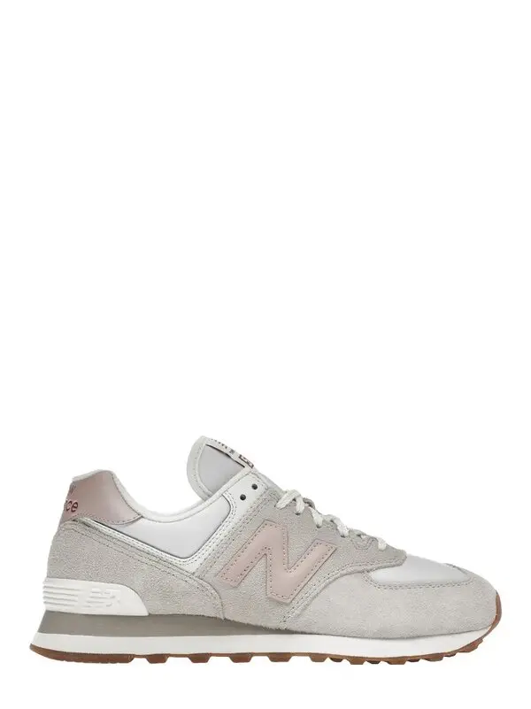 NEW BALANCE 574 Sneakers - White/pink/gum