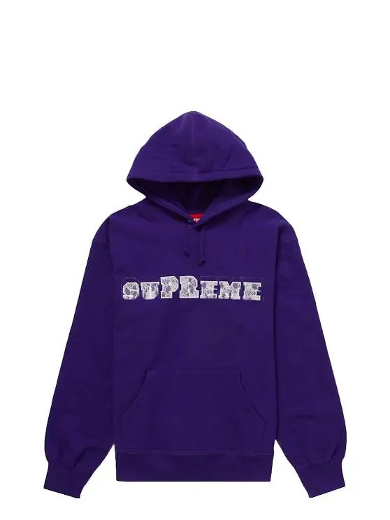 Supreme Lace Hooded Sweatshirt - Purple