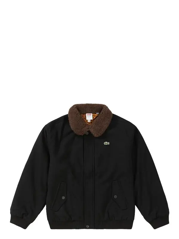 Supreme Wool Bomber Jacket - Black
