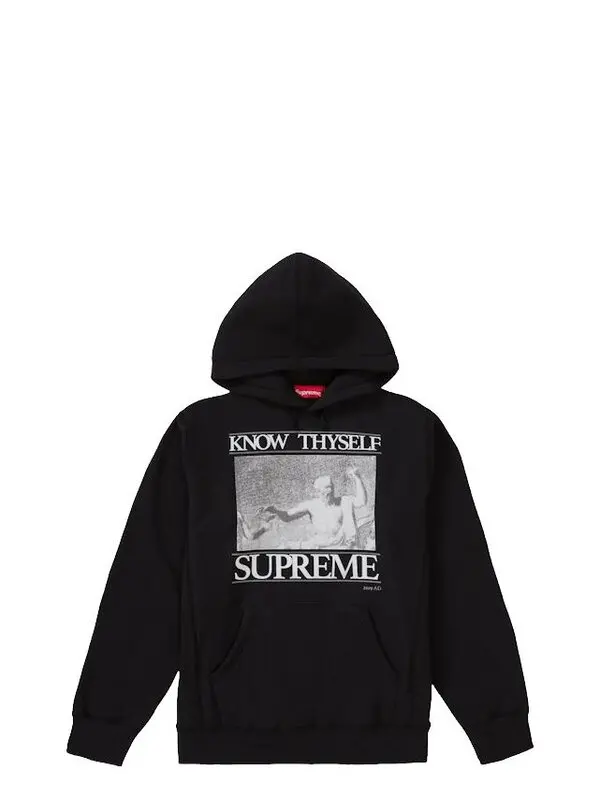 Supreme Know Thyself Hooded Sweatshirt - Black