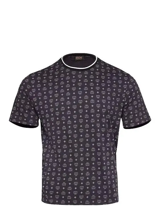 Mcm Visetos Print T-shirt - Black