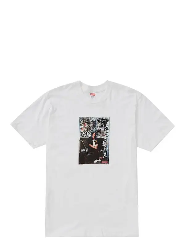 Supreme Lady Pink Tee Shirt - White