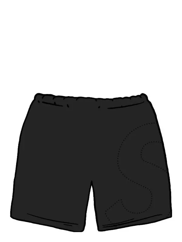 Supreme Laser Cut S Logo Sweatshort - Black