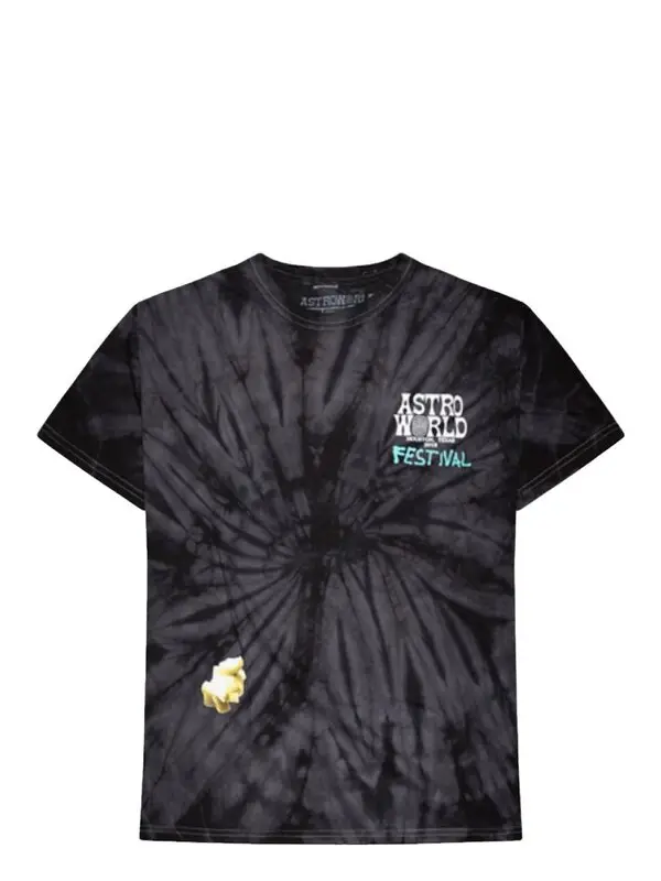 TRAVIS SCOTT Festival Airbrush Tee Shirt - Tie Dye