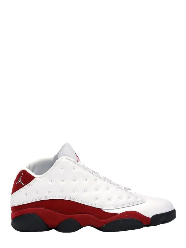 JORDAN Retro Low Top Sneakers - White/metallic Silver/varsity Red