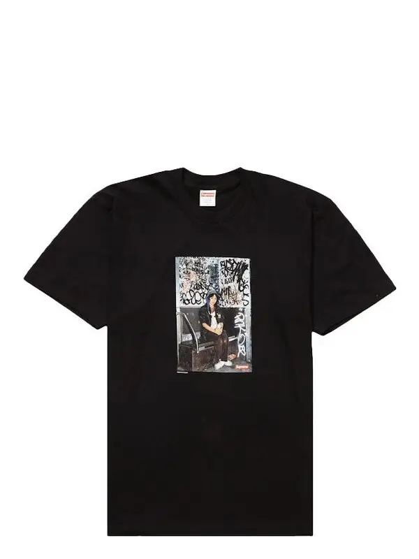 Supreme Lady Pink Tee Shirt - Black