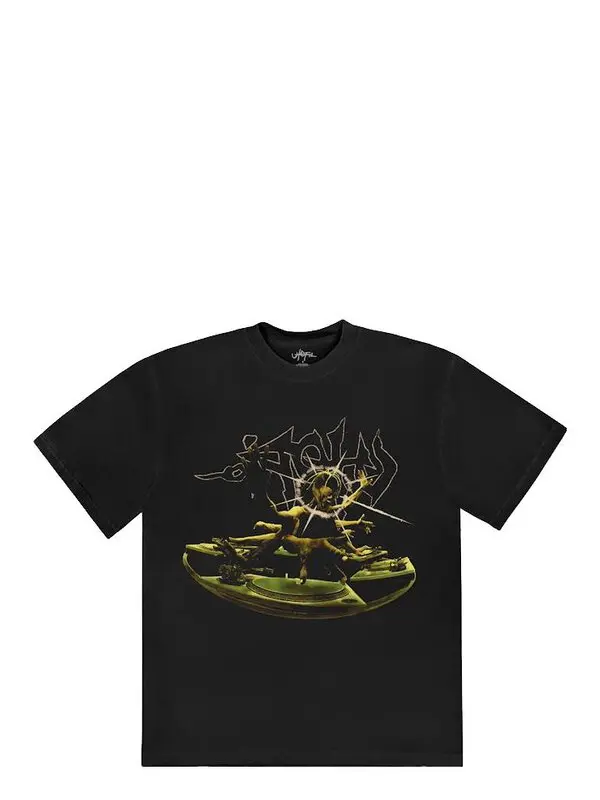 TRAVIS SCOTT Dj Tee Shirt - Black