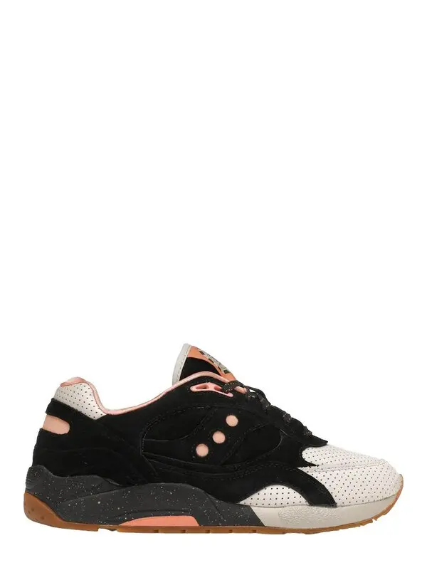Saucony G9 Shadow 6 Sneakers - Black/white/salmon