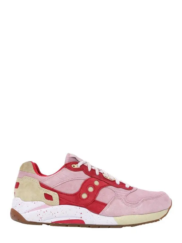 Saucony G9 Shadow 6 Scoops Pack Sneakers - Pink/red/cream