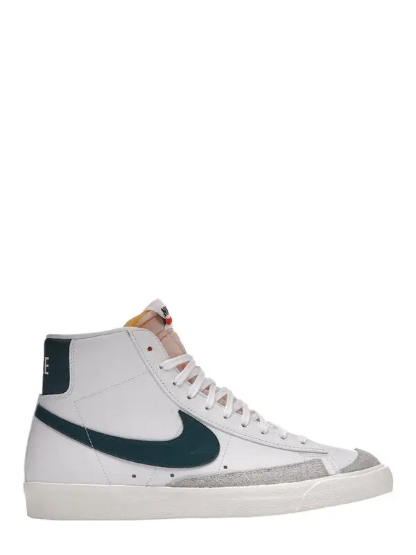 Nike Blazer Mid 77 Vintage Sneakers - White/dark Teal Green/sail