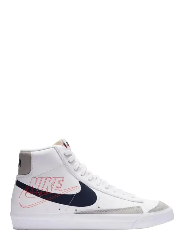 Nike Blazer Mid '77 Vintage Sneakers - White/navy Blue