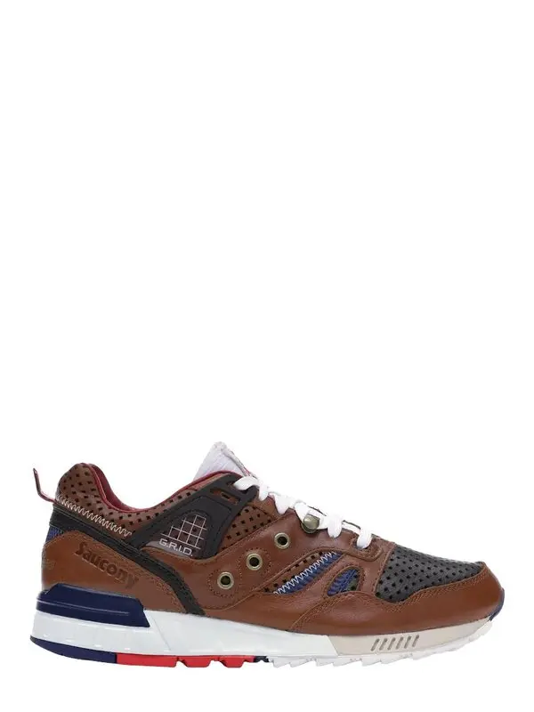 Saucony Grid Sd 24 Kilates La Victoria Sneakers - Brown/navy Blue