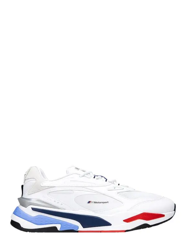 PUMA Rs-fast Motorsport Lace Up Sneakers - White/marina/high Risk Red