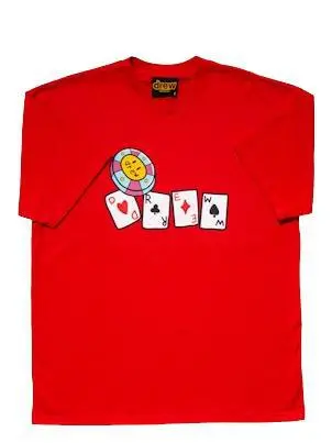 Drew House Lucky You Drew Short Sleeve Tee Shirt - Red