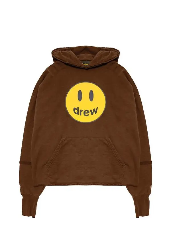 Drew House Mascot Deconstructed Hoodie - Brown