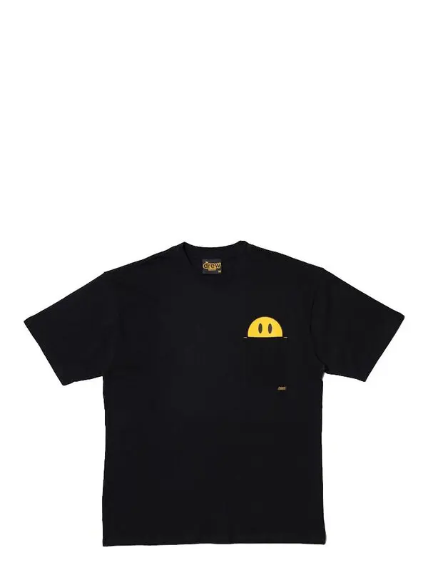 Drew House Mini Mascot Pocket Tee Shirt - Black