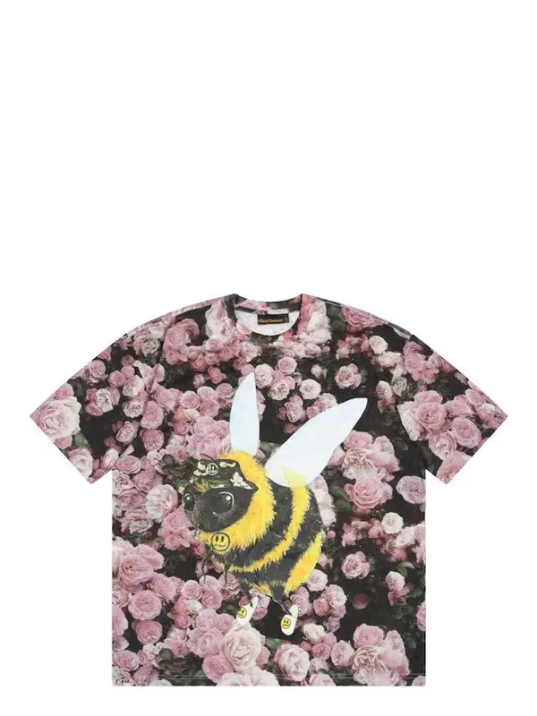 Drew House Bizzy Short Sleeve Tee Shirt - Roses